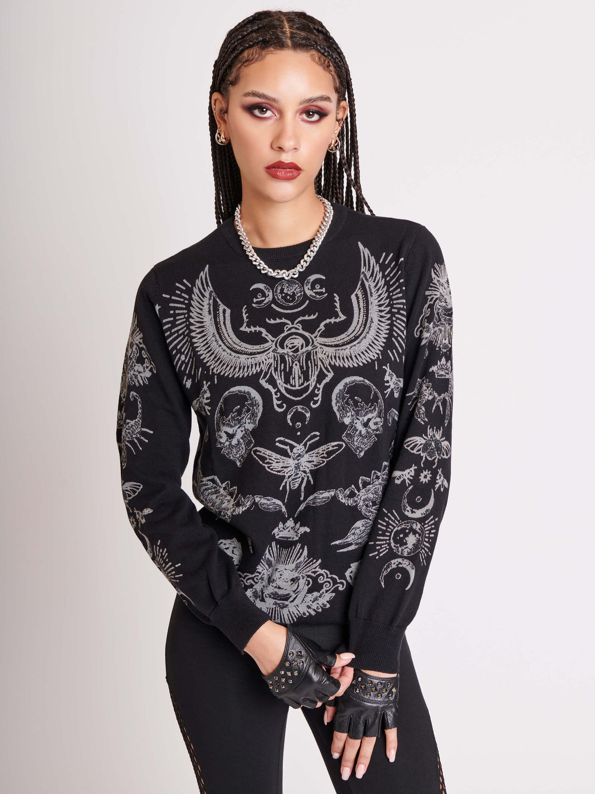 Goth Sweaters | Gothic & Alt Sweaters by Midnight Hour