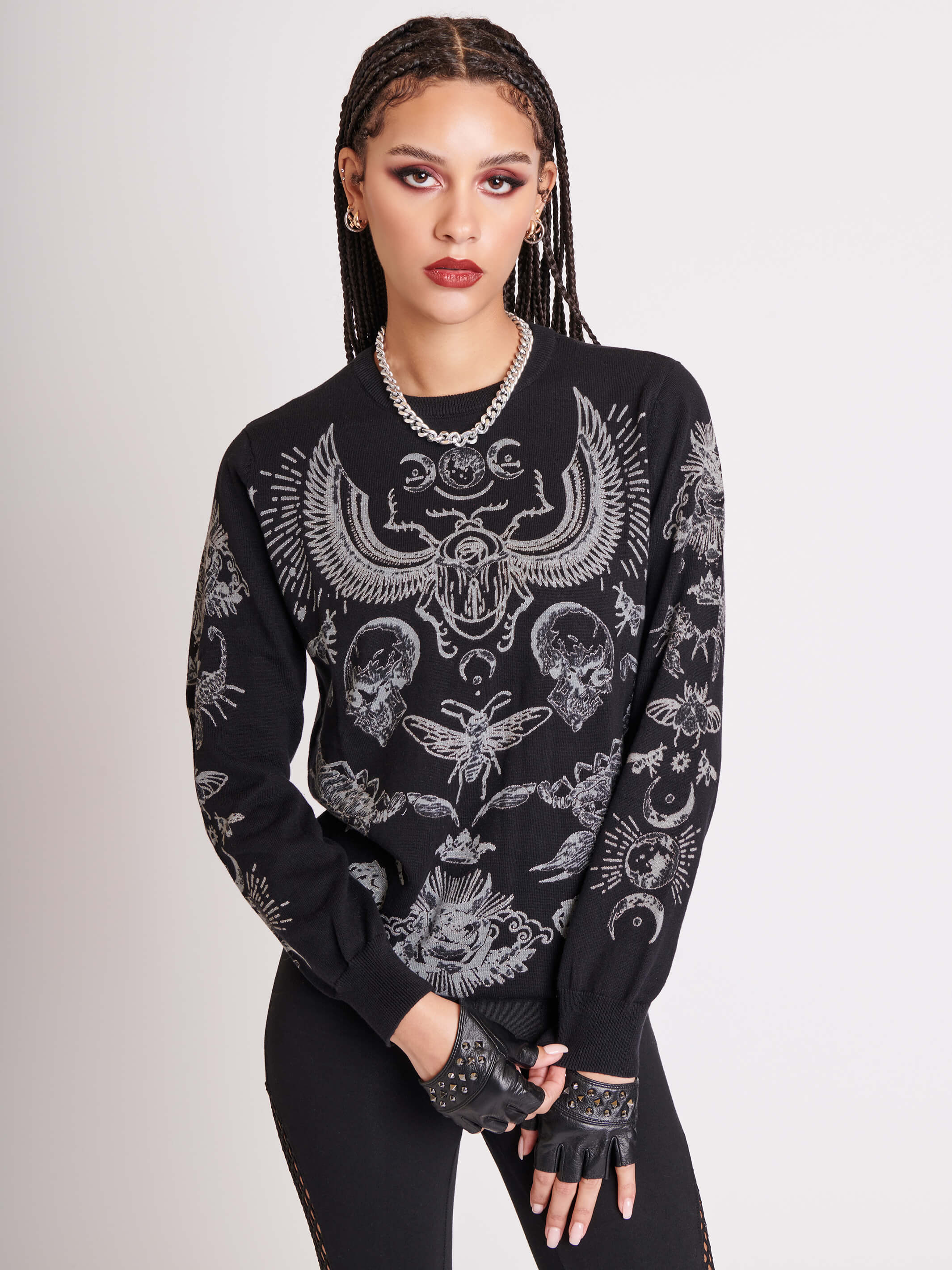 Goth Sweaters | Gothic & Alt Sweaters by Midnight Hour