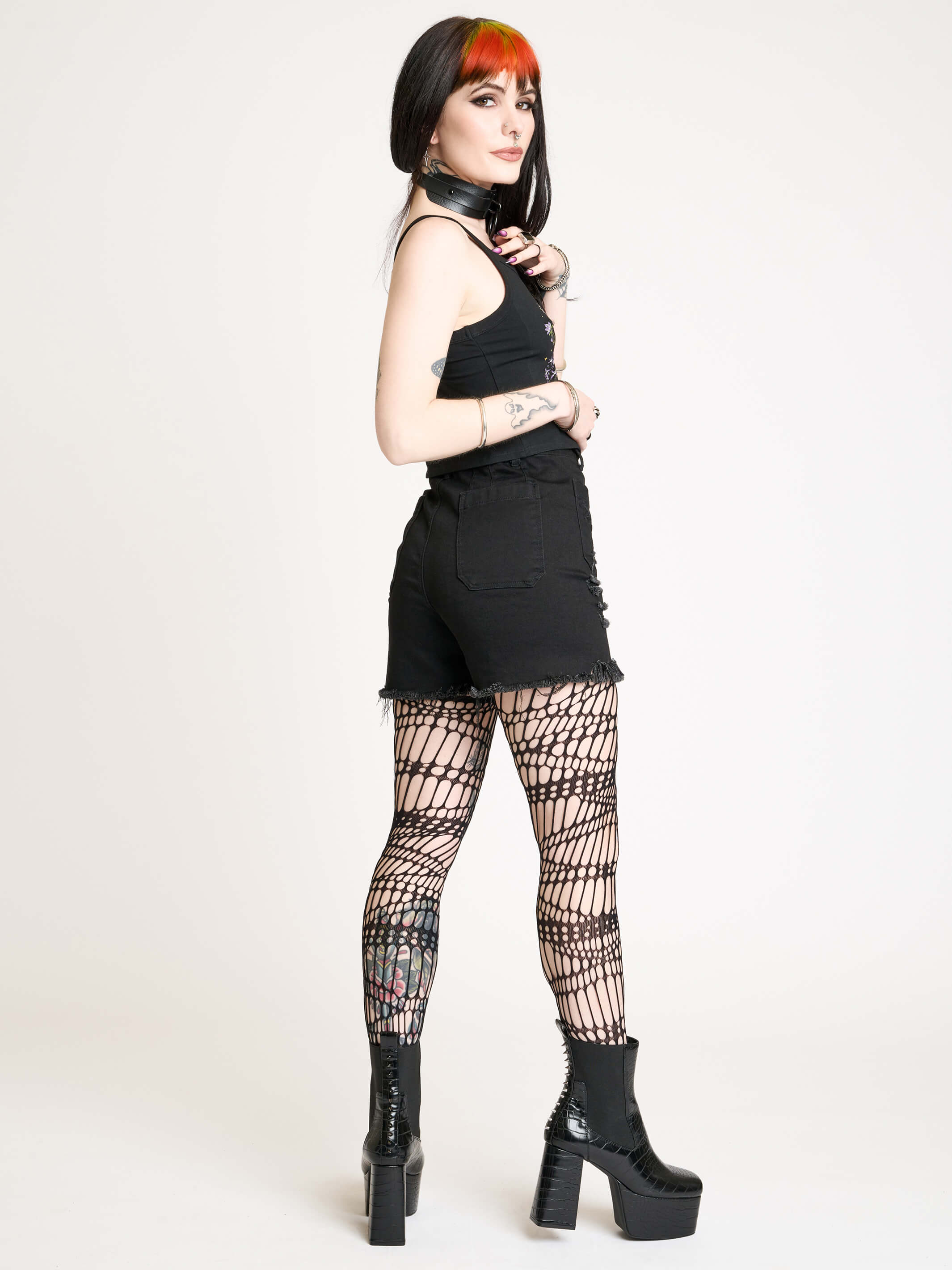 Goth Plus Size Shorts – Midnight Hour