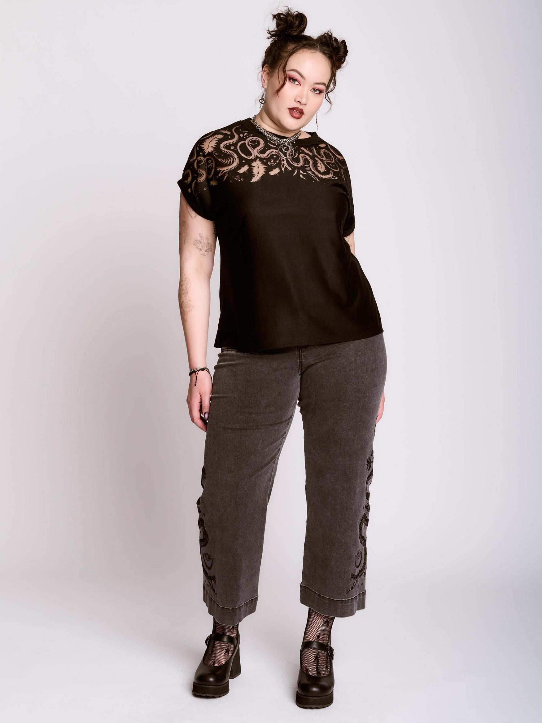 Burnout Snake Top – Midnight Hour