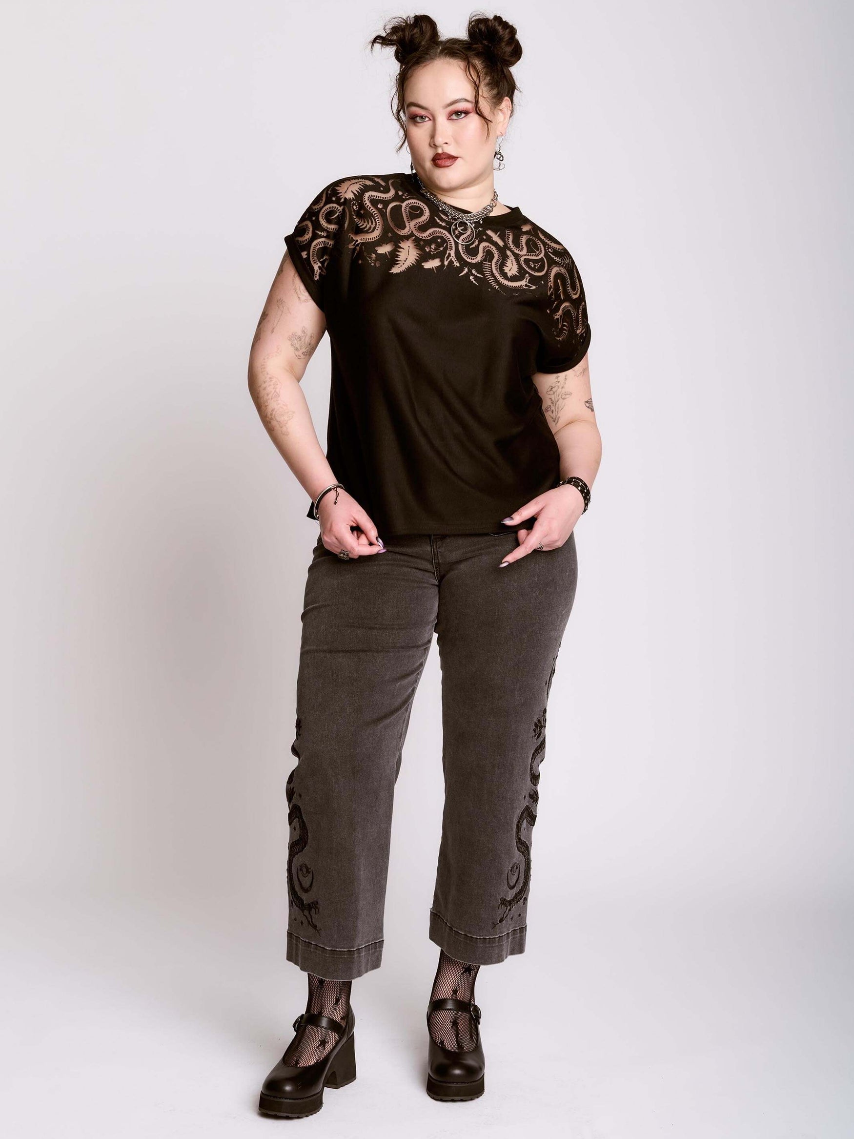 Burnout Snake Top – Midnight Hour