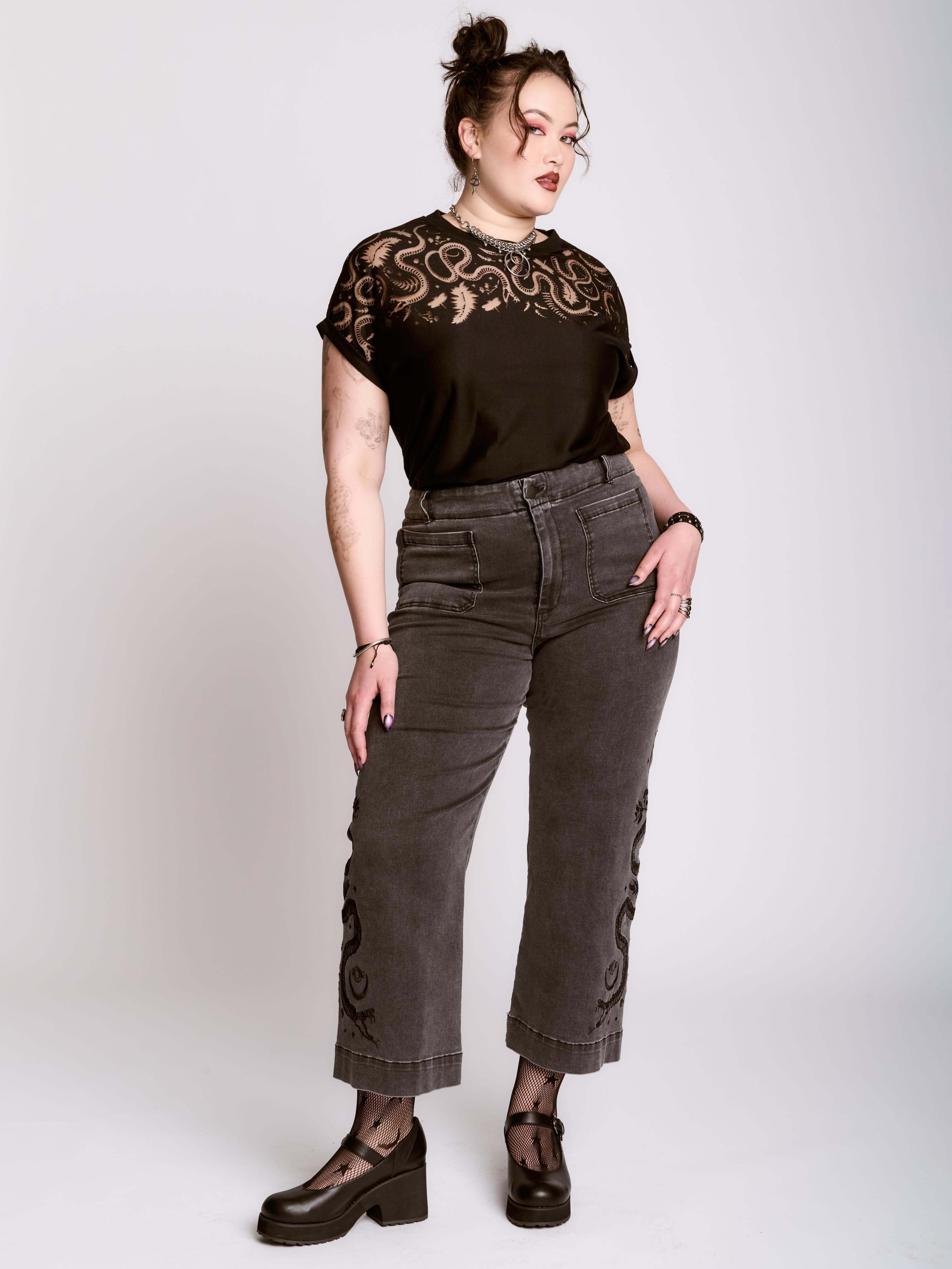 Burnout Snake Top – Midnight Hour