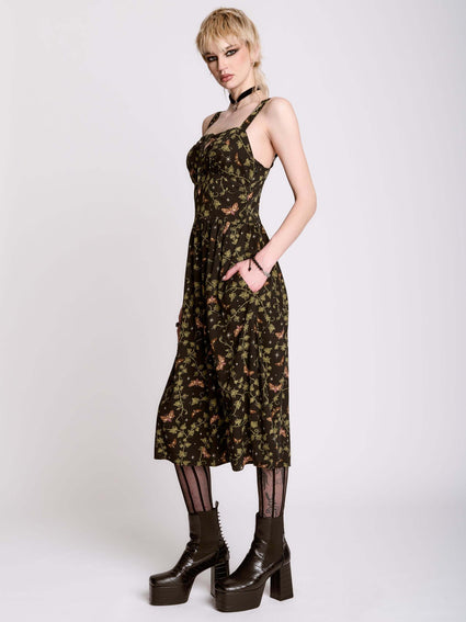 Creeping Ivy Sundress – Midnight Hour