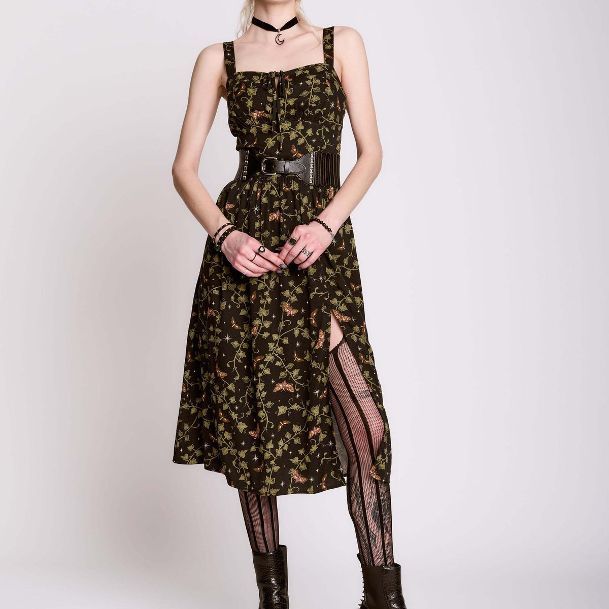 Creeping Ivy Sundress – Midnight Hour