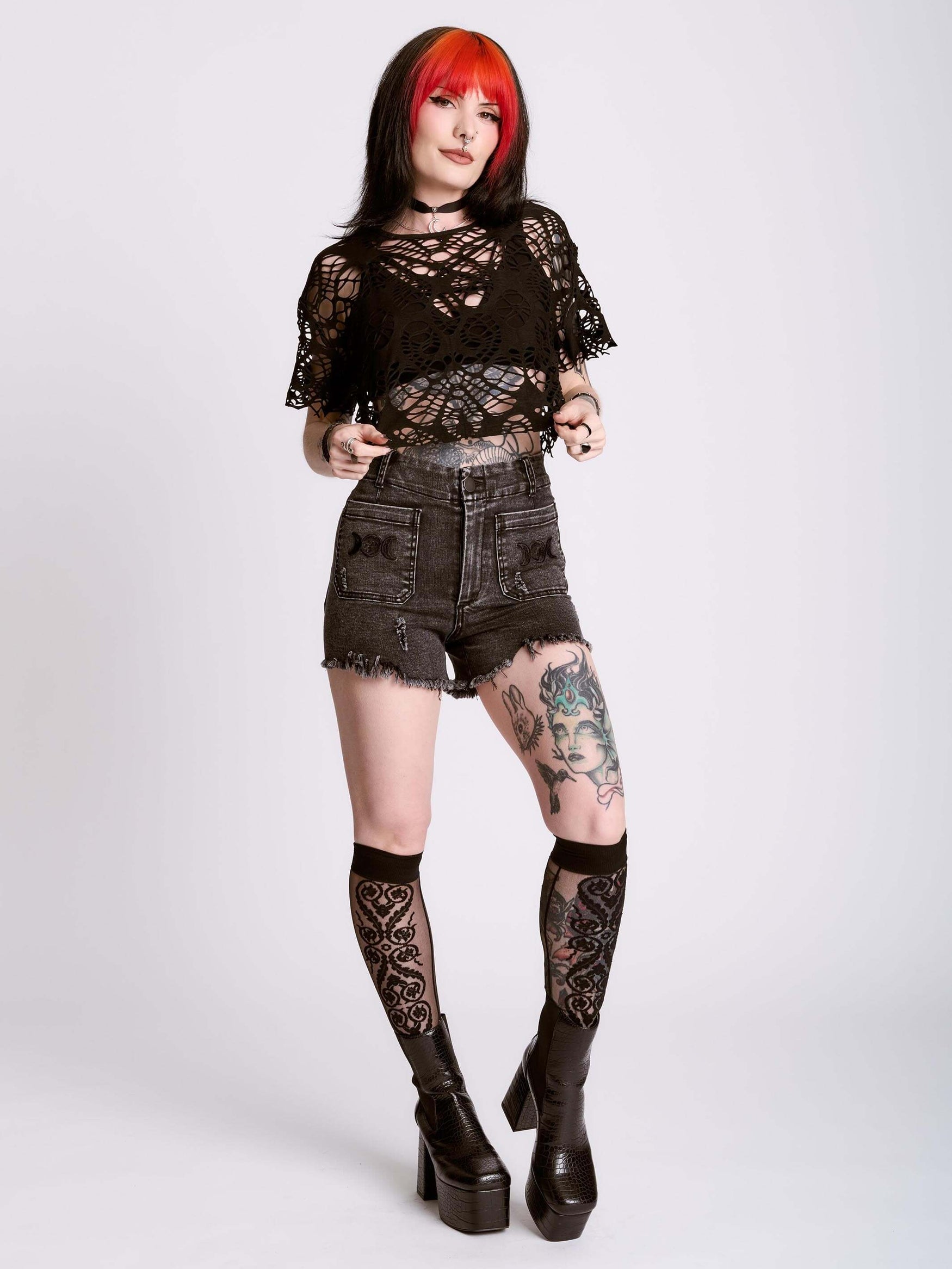 Goth Crop Tops – Midnight Hour