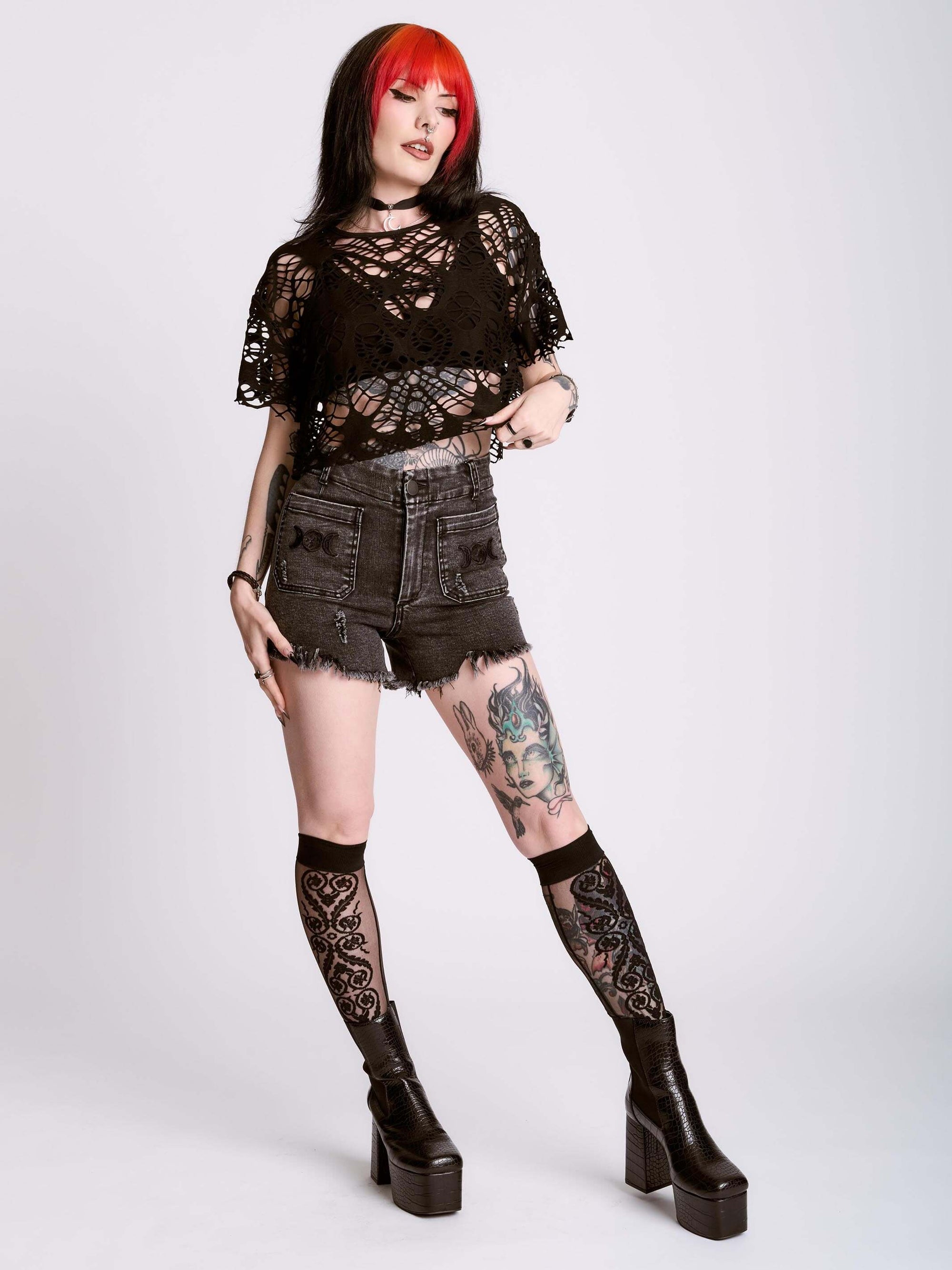 Goth Crop Tops – Midnight Hour