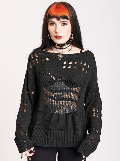 Goth Sweaters | Gothic & Alt Sweaters by Midnight Hour