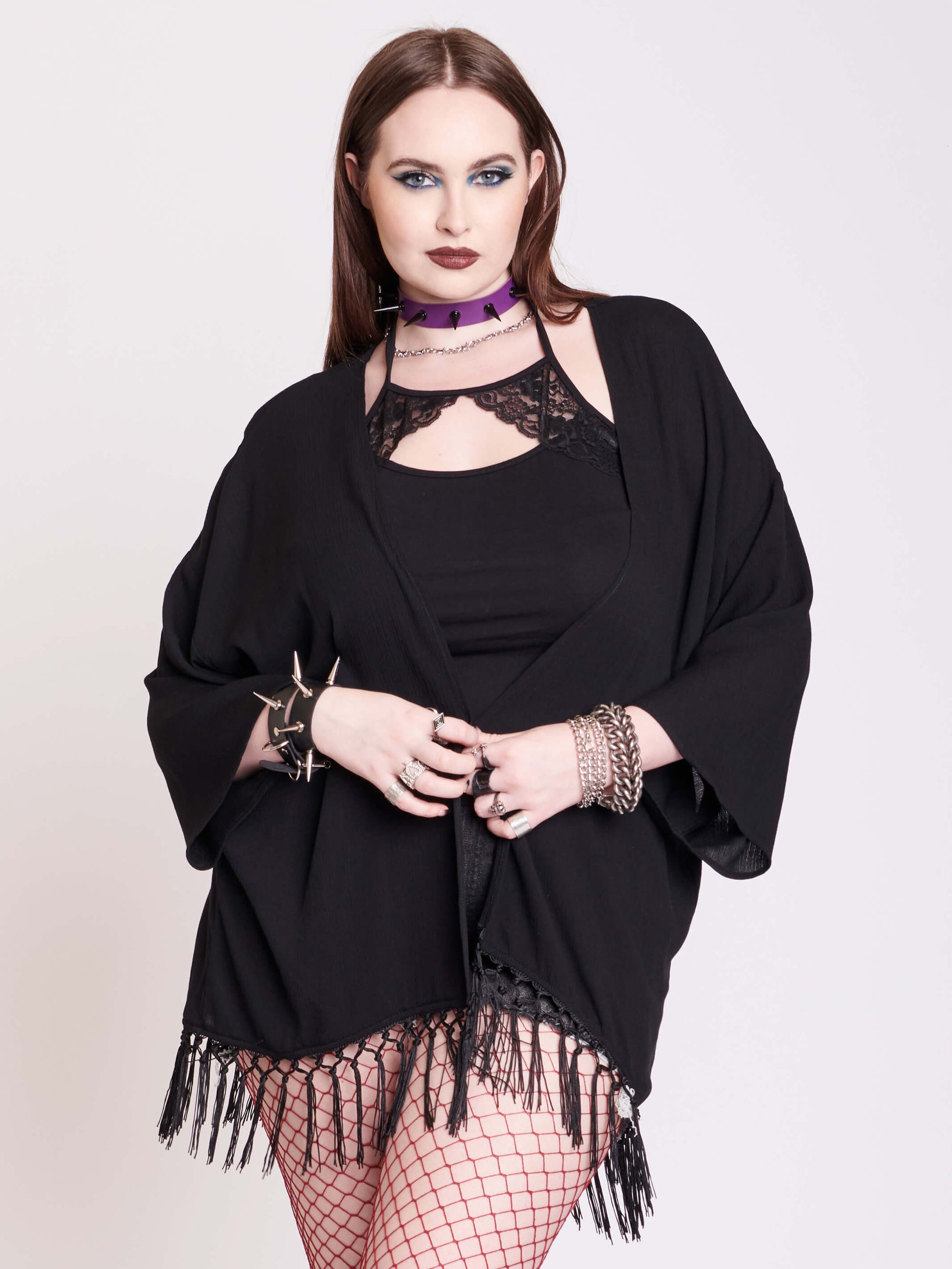 Goth Plus Size Kimono – Midnight Hour