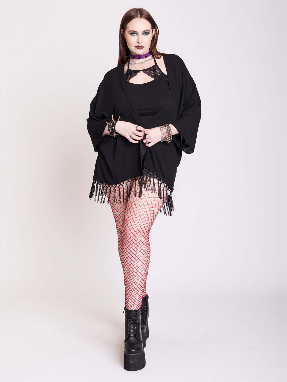 Goth Plus Size Kimono – Midnight Hour