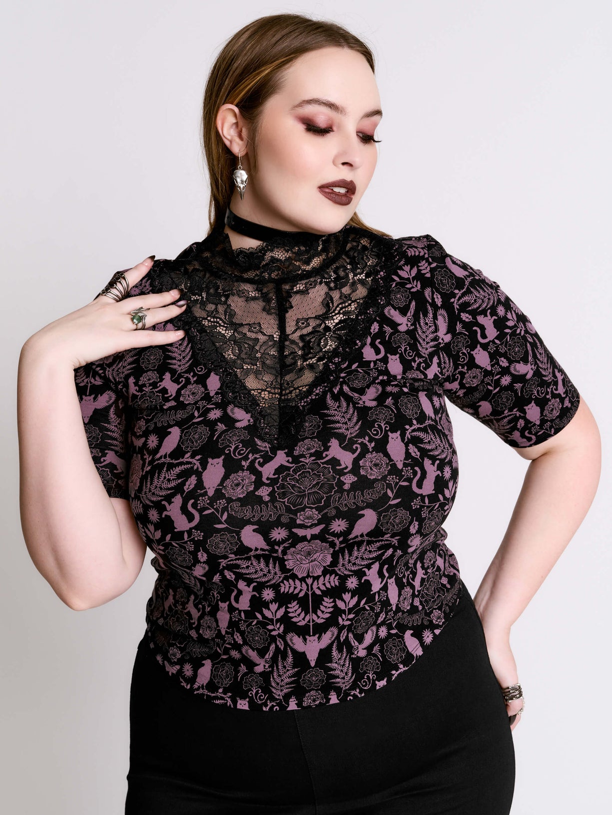 Shop Plus Size Goth Clothing | Dark Gothic Styles | Midnight Hour ...