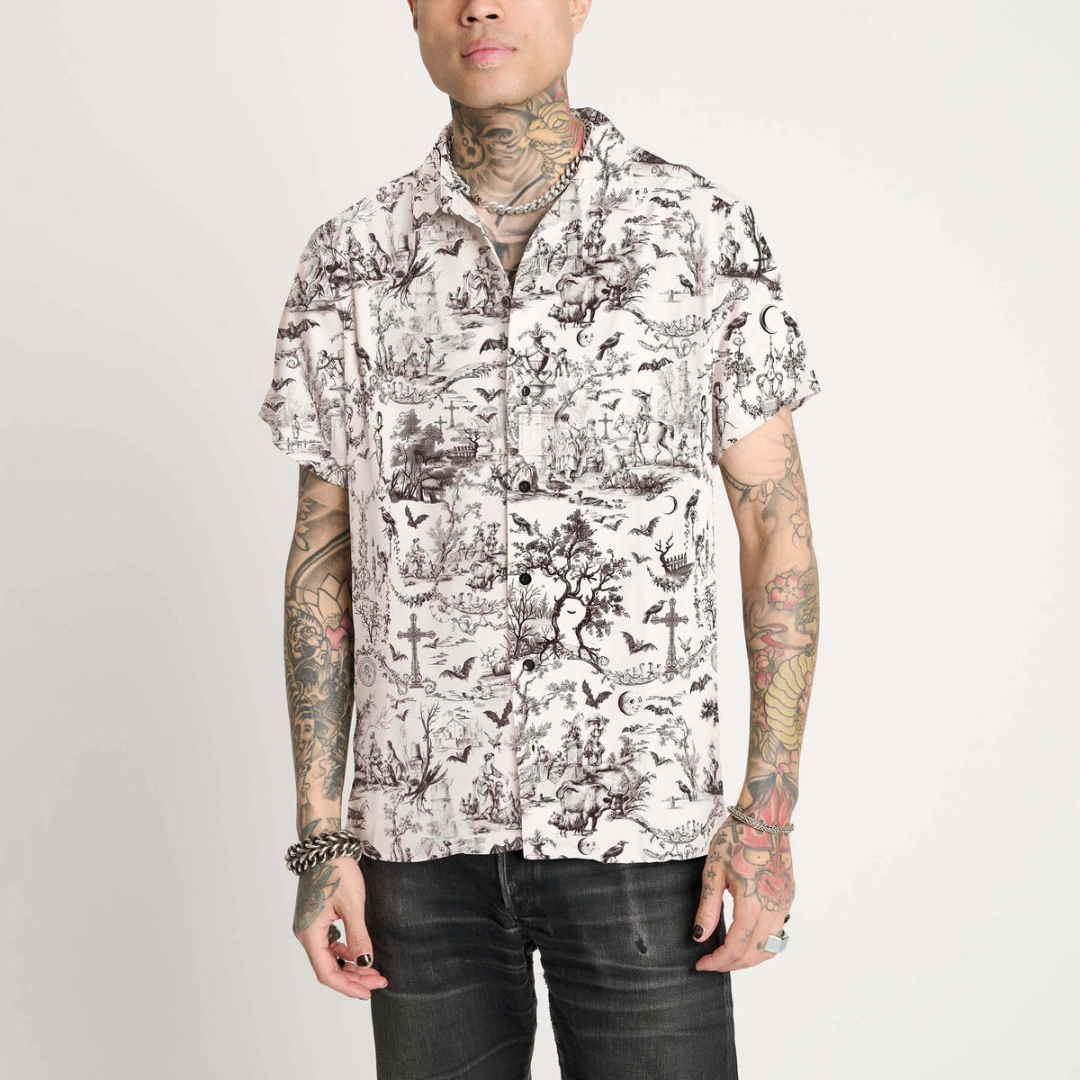 Gothic Toile Shirt – Midnight Hour