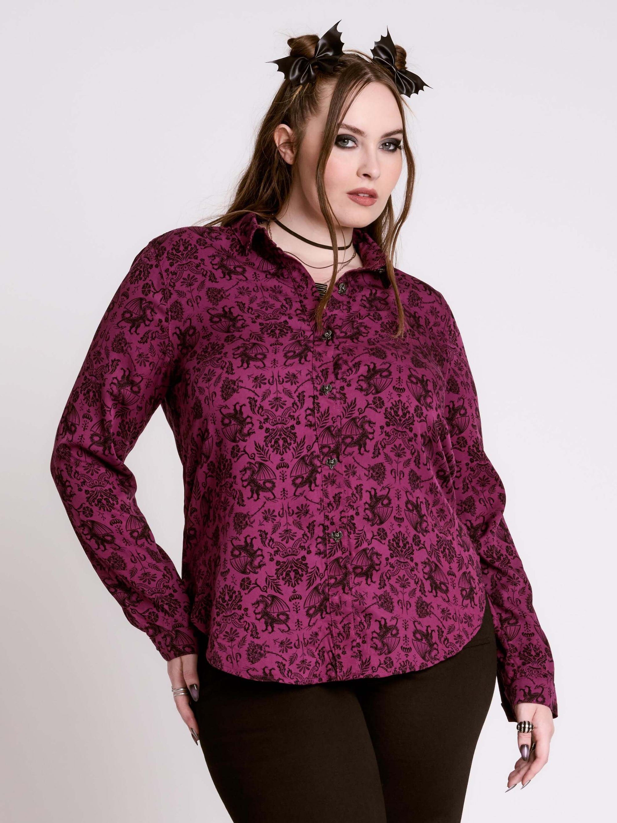 Plus Size Goth Clothes & Alternative Clothing | Midnight Hour ...