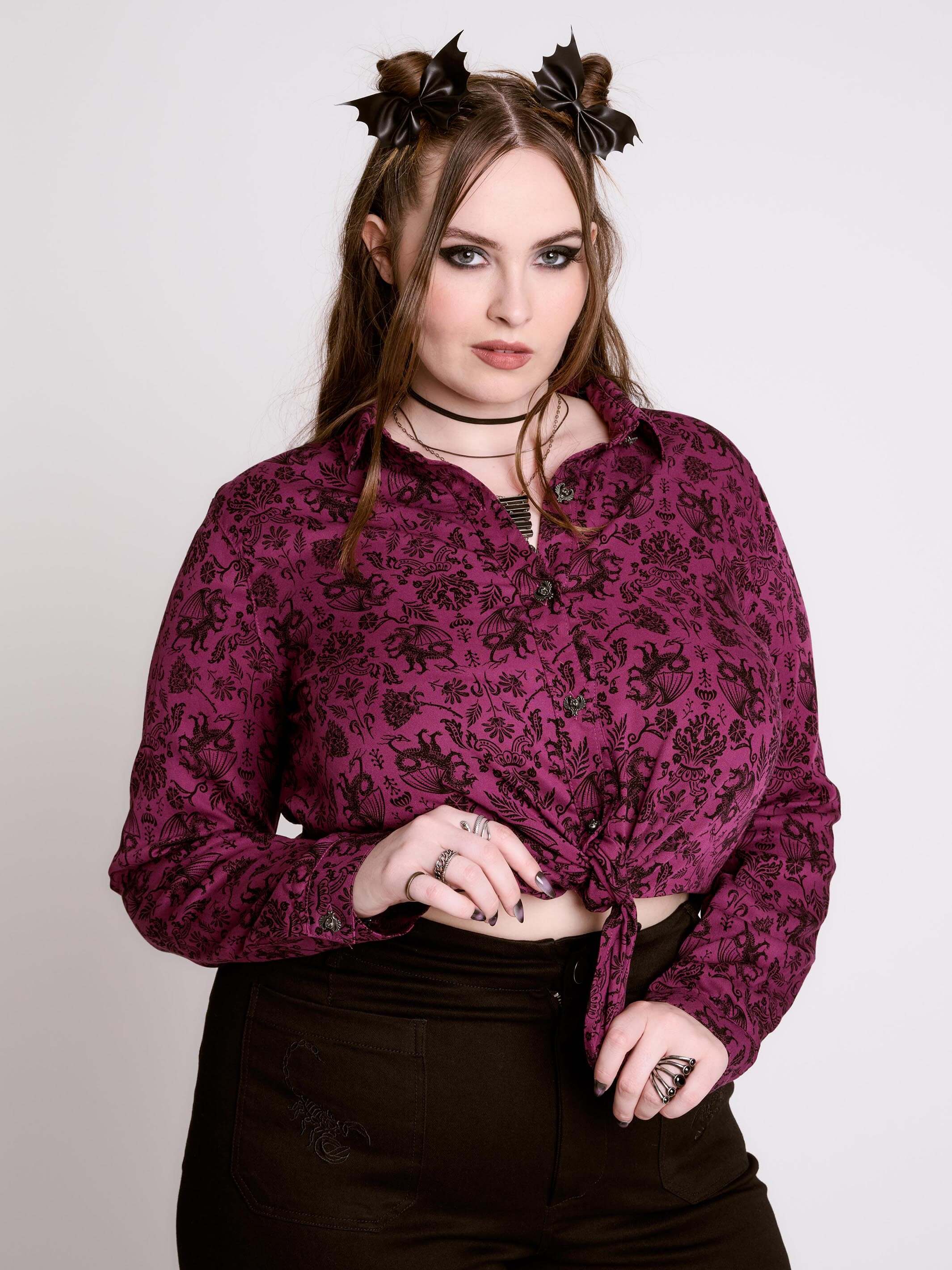 Plus Size Goth Clothes & Alternative Clothing | Midnight Hour ...
