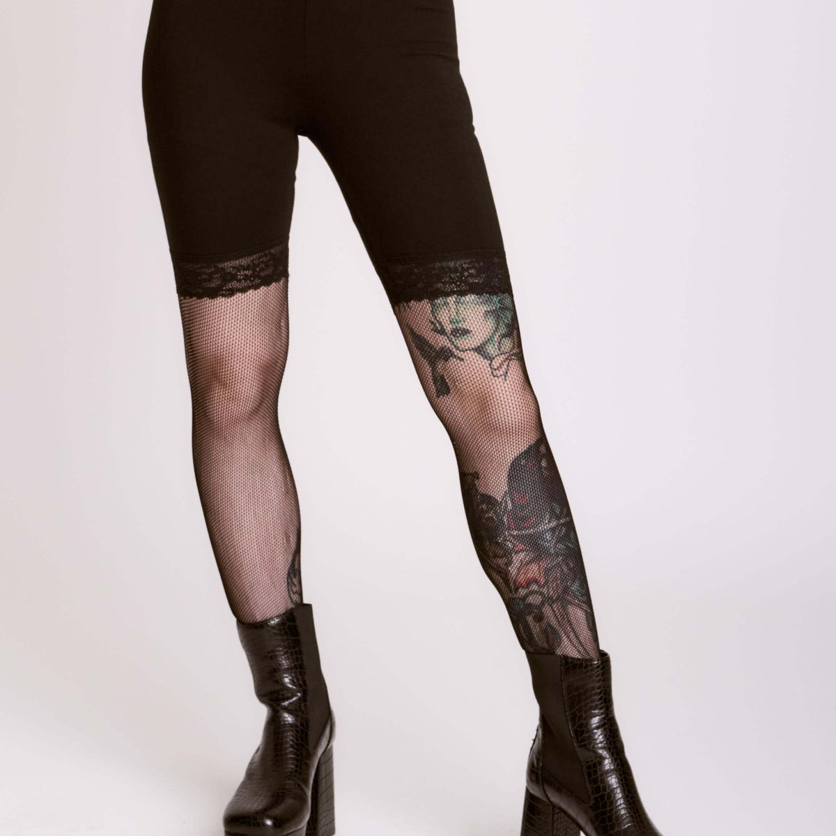 Lace Bike Short – Midnight Hour