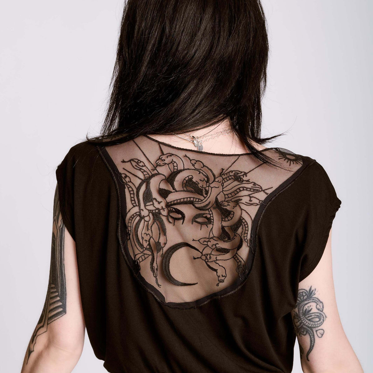 Medusa Blouson Top – Midnight Hour