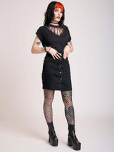 Slashed T-shirt – Midnight Hour