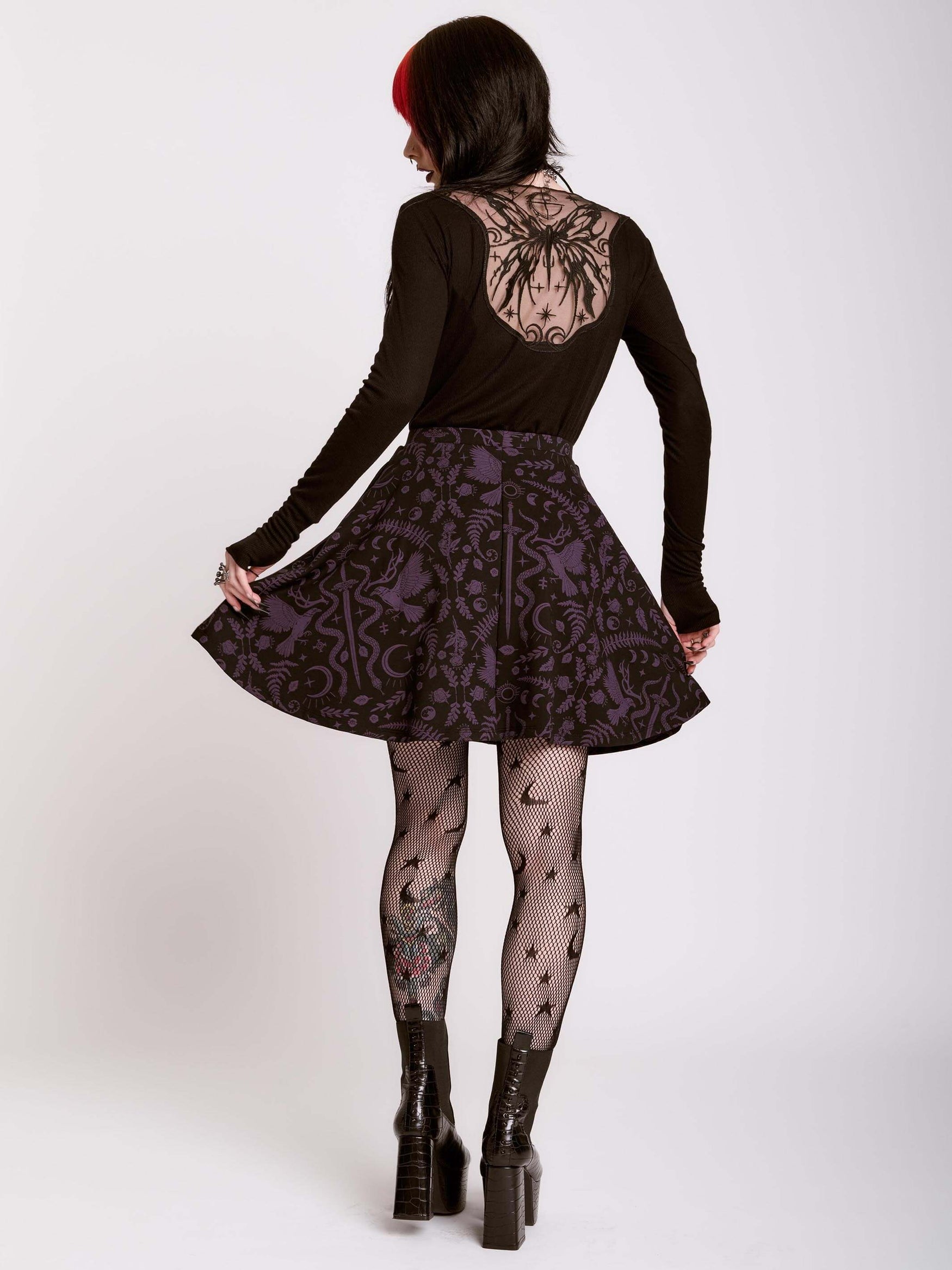 Sigil Moth Rib Top – Midnight Hour