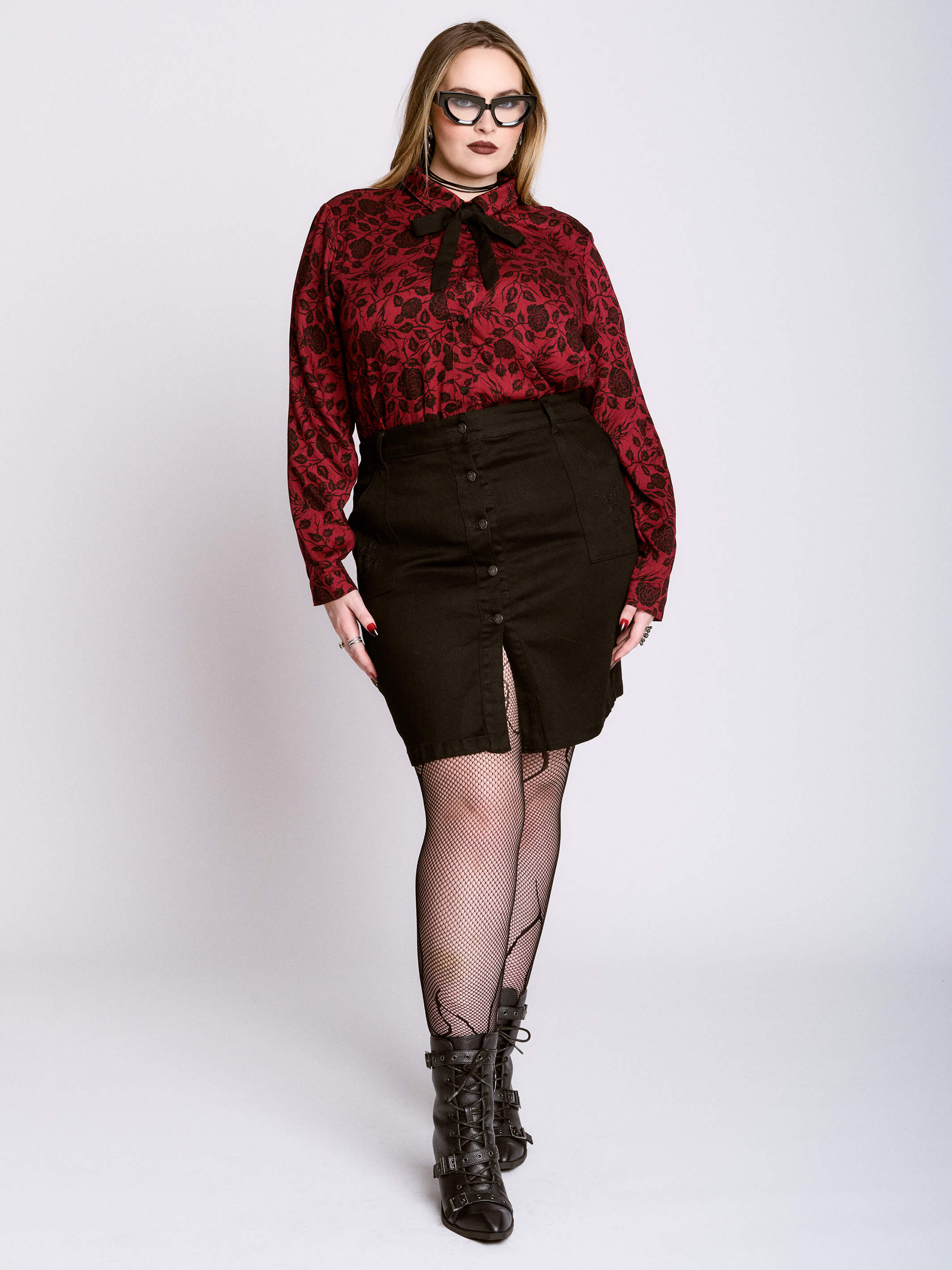 Sigil Rose Librarian Shirt – Midnight Hour