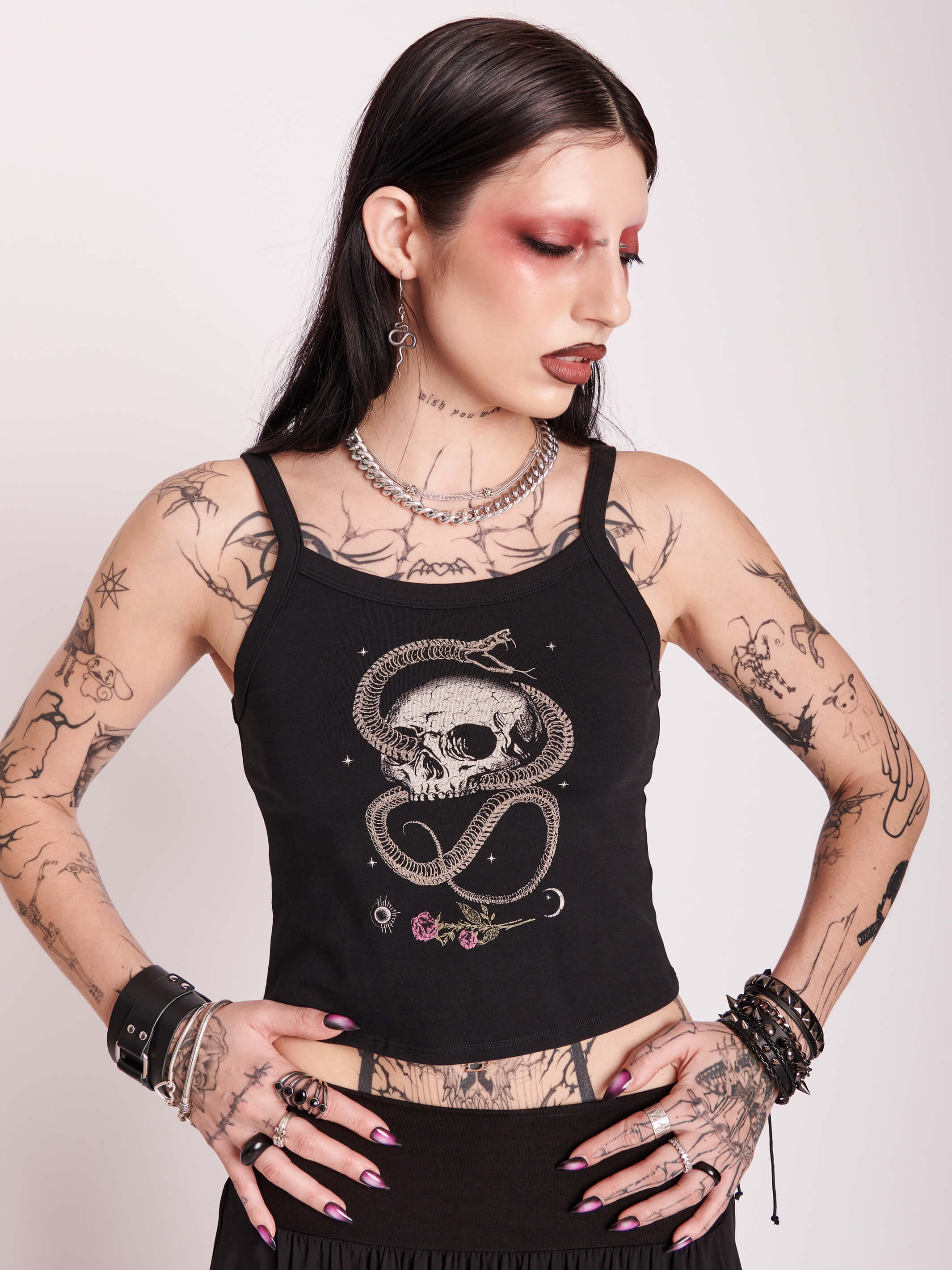 Goth Tank Tops | Gothic & Alt Sweaters by Midnight Hour – Midnight Hour