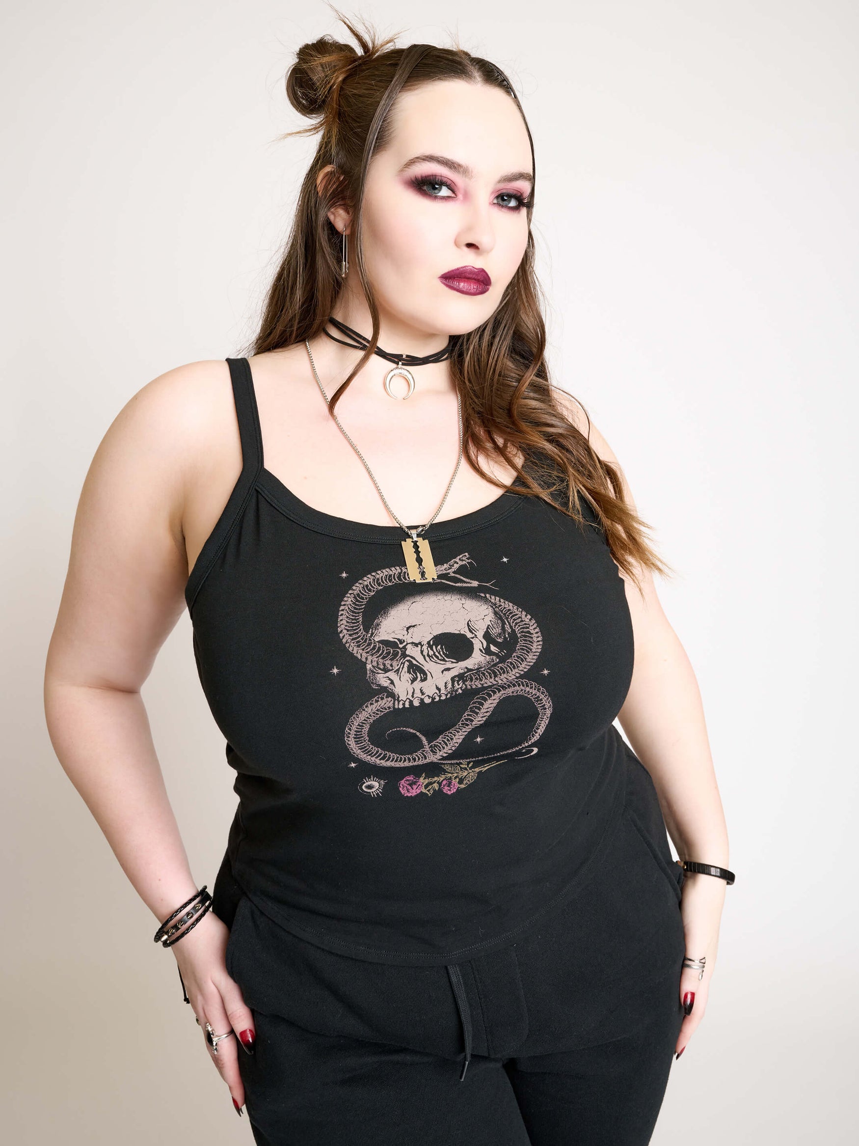 Goth Plus Size Tanks – Midnight Hour