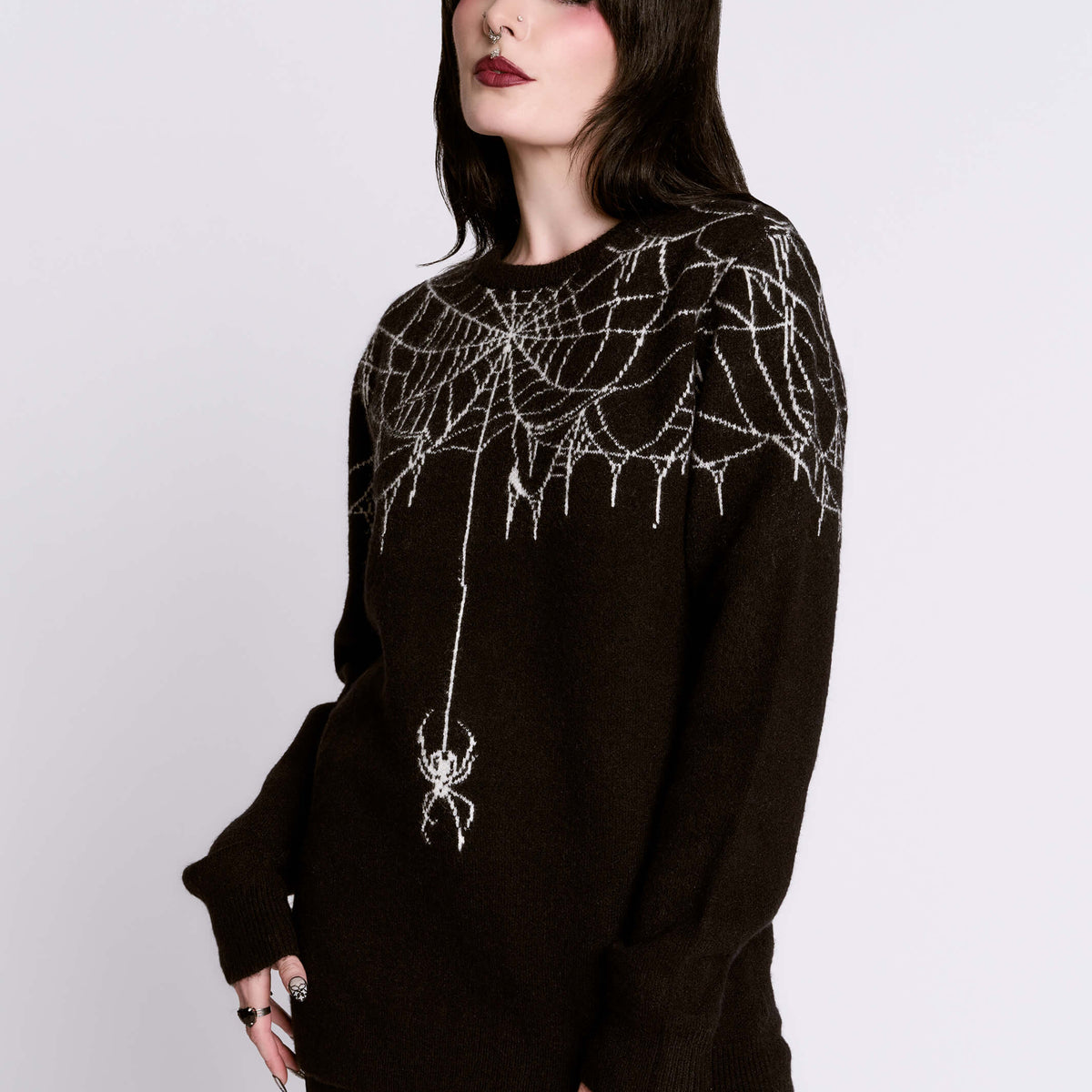 Spiderweb Sweater – Midnight Hour