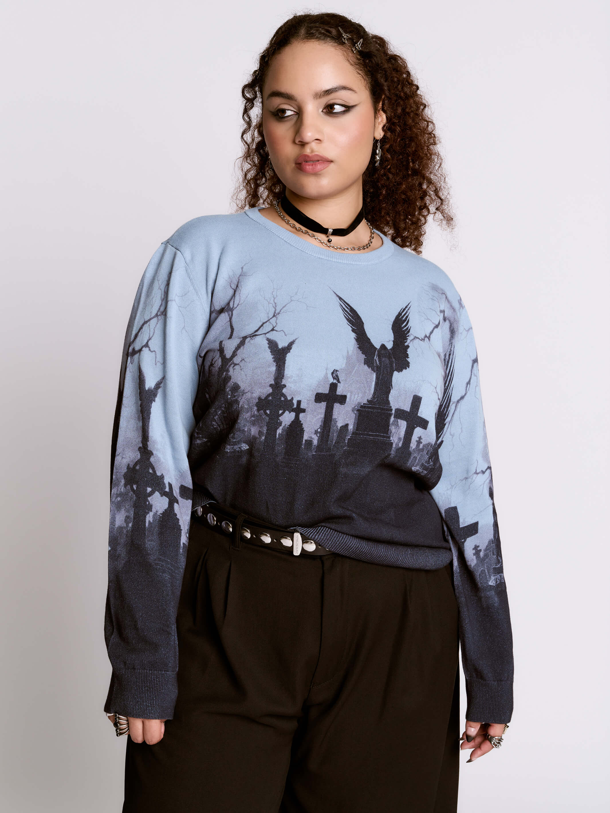 Goth Sweaters | Gothic & Alt Sweaters by Midnight Hour – Midnight Hour