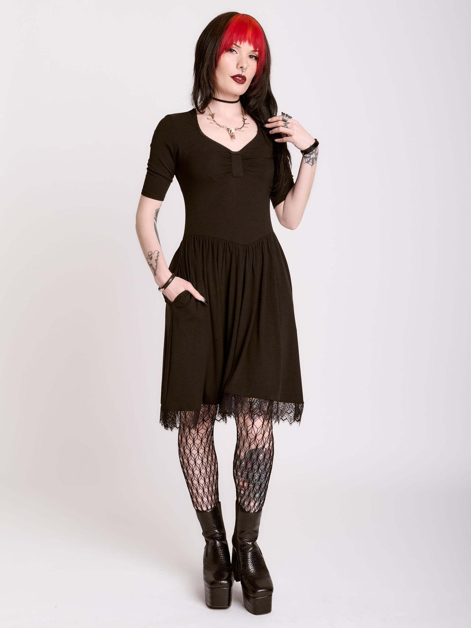 Goth Dresses | Cute Designer Gothic Dresses by Midnight Hour – Midnight ...