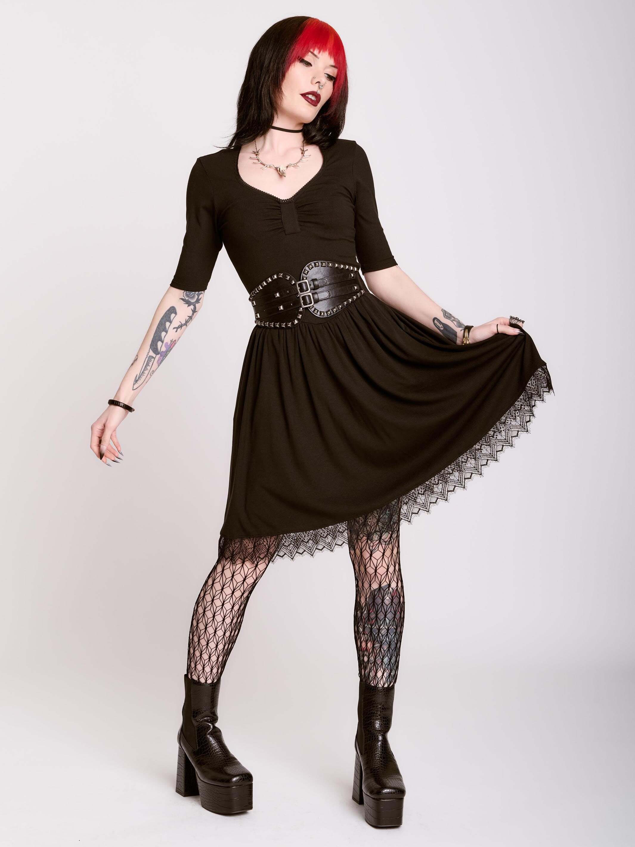 Goth Dresses | Cute Designer Gothic Dresses by Midnight Hour – Midnight ...