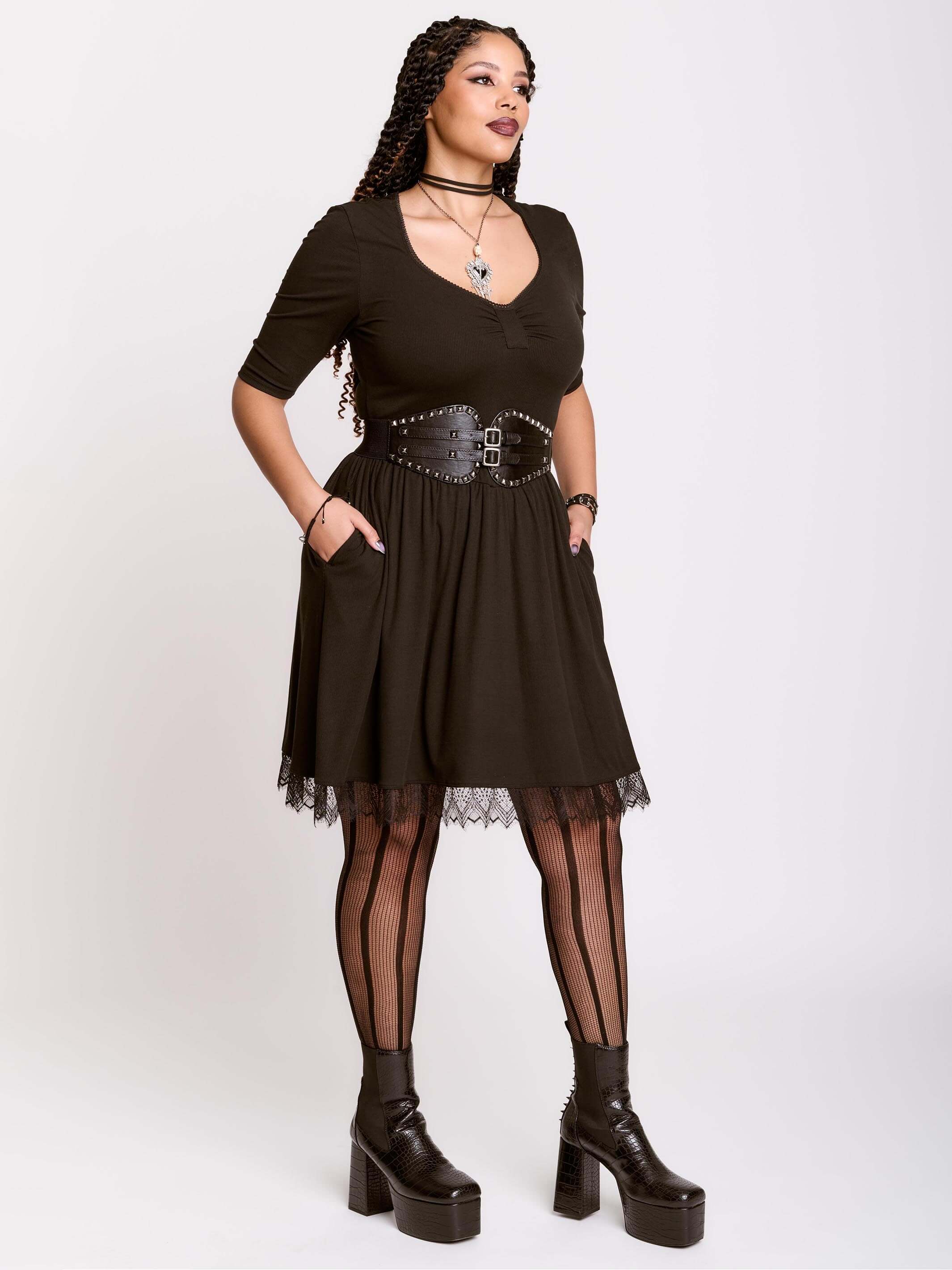 Goth Dresses | Cute Designer Gothic Dresses by Midnight Hour – Midnight ...