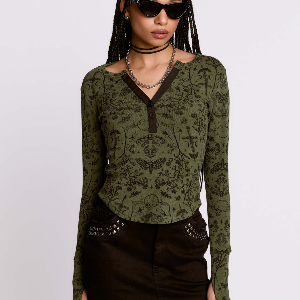 Sword of Mercy Henley Top – Midnight Hour