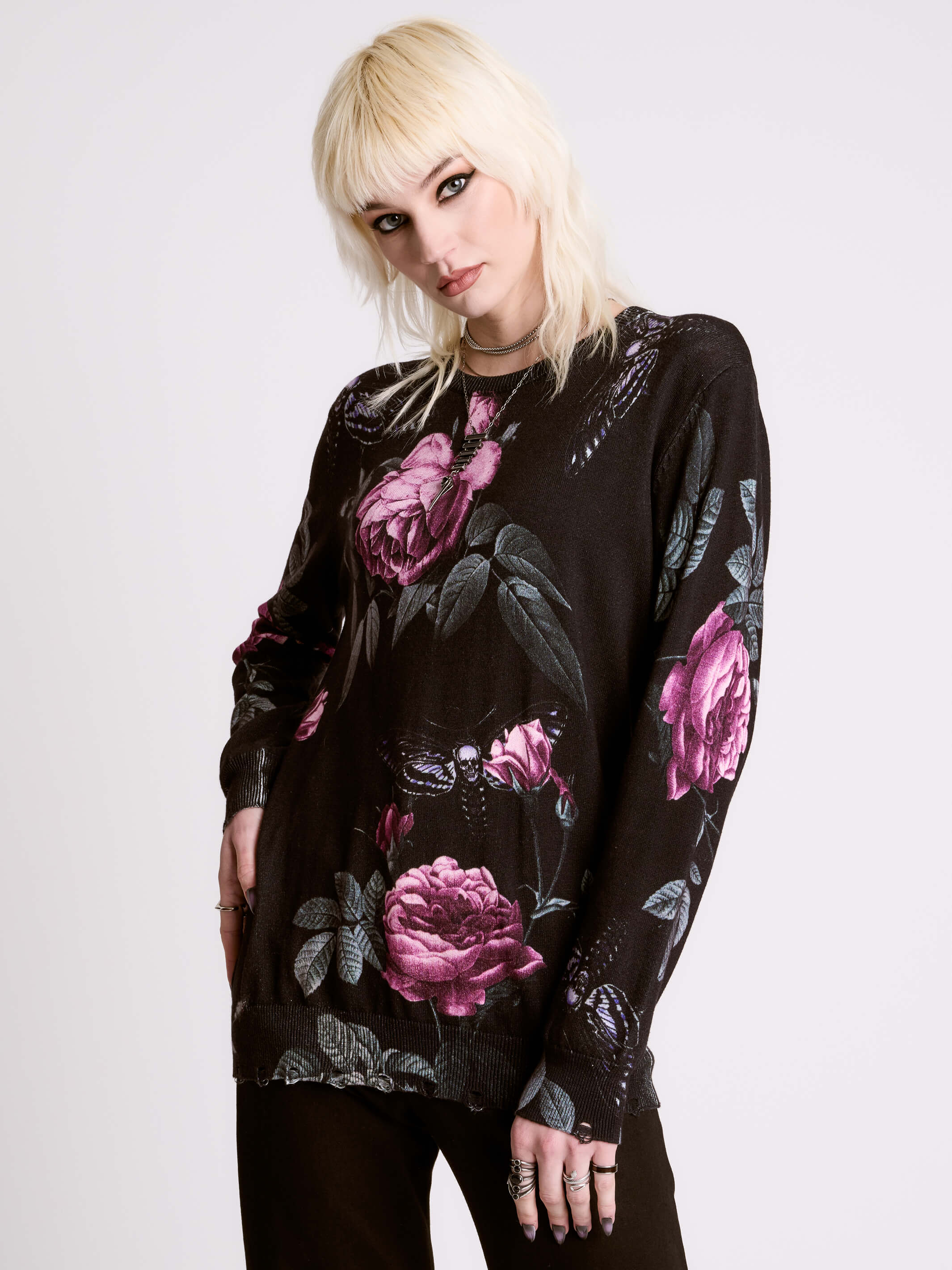 Goth Sweaters | Gothic & Alt Sweaters by Midnight Hour – Midnight Hour