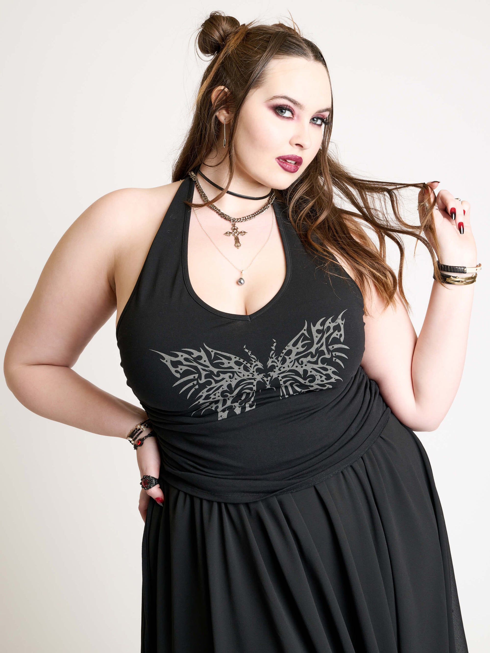 Plus Size Goth Clothes & Alternative Clothing | Midnight Hour ...