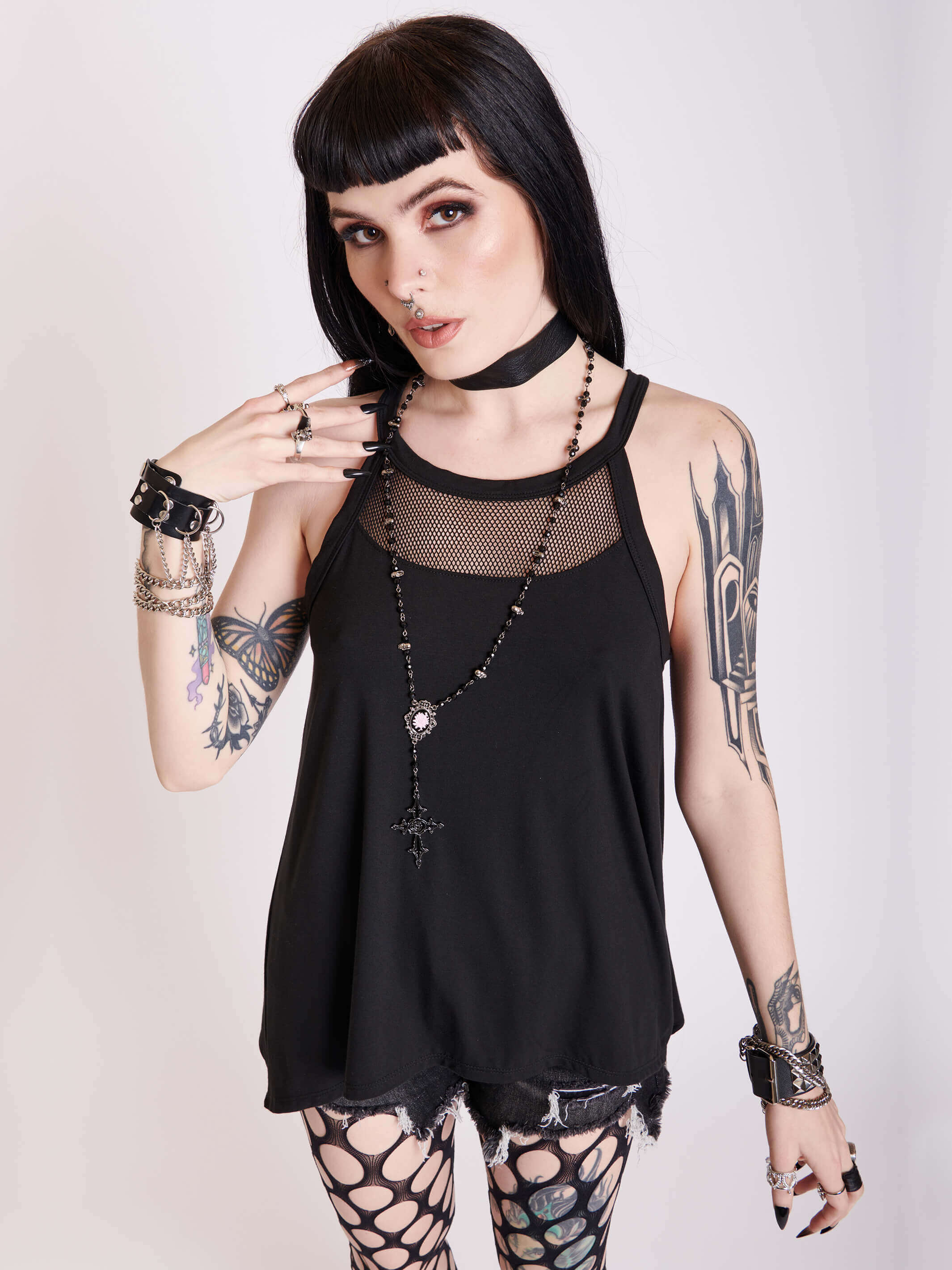 Goth Tank Tops | Gothic & Alt Sweaters by Midnight Hour – Midnight Hour