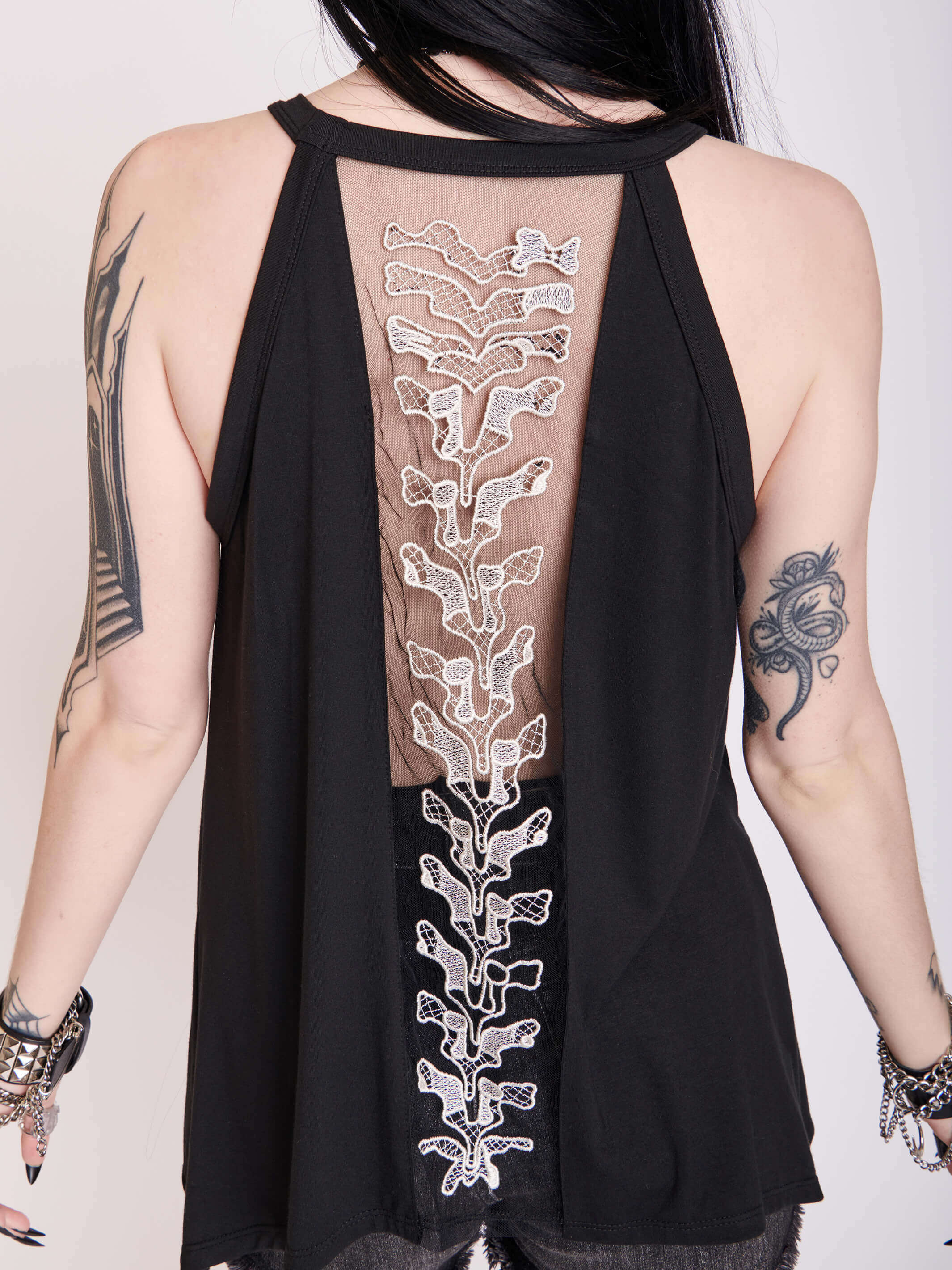 Lace Up Back Tattoo